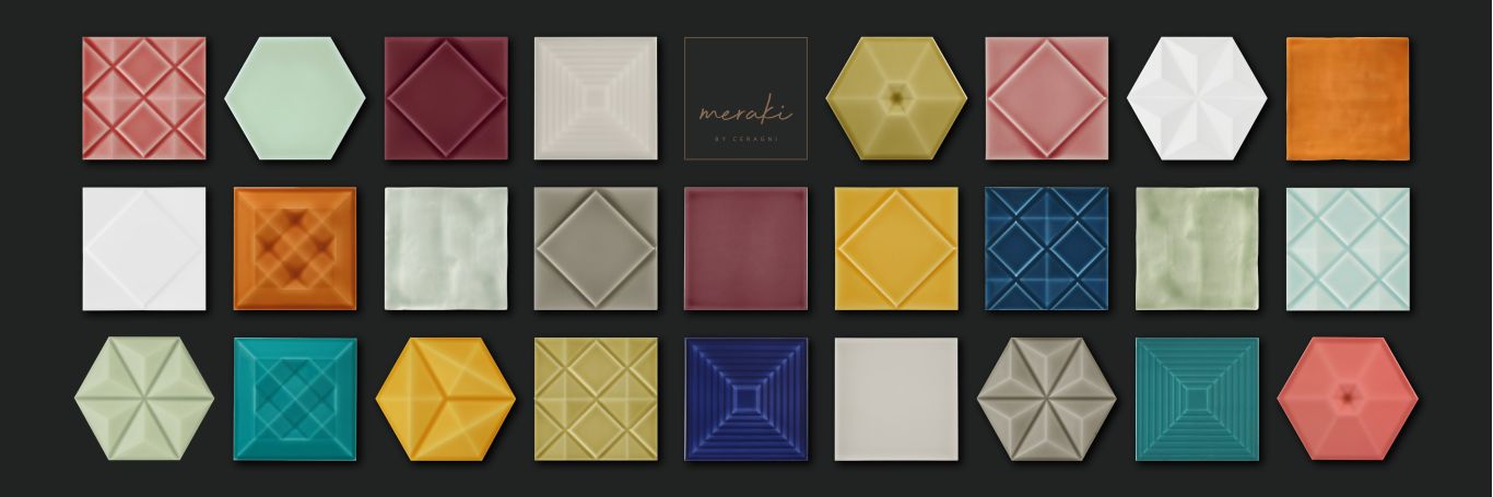 CERAGNI | Wall Ceramic Tiles - Meraki cerag